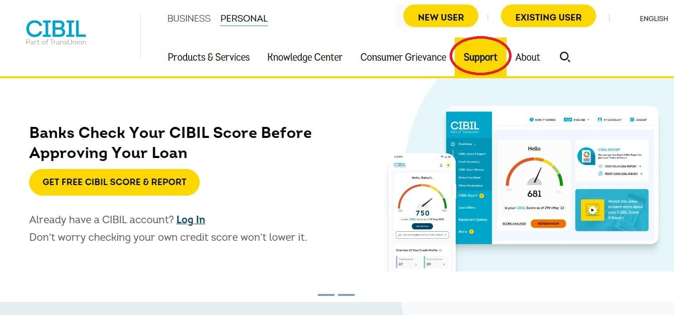 How to do a Grievance in CIBIL