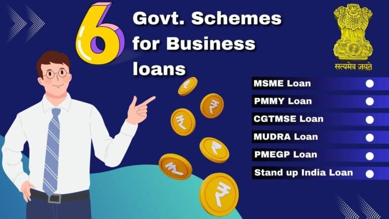 Government Schemes for business loan in India